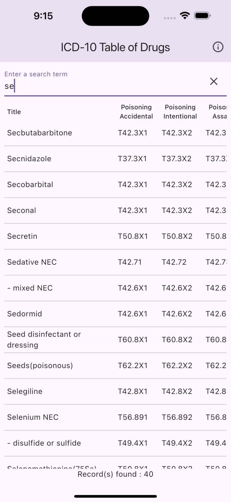 ICD-10 Table of Drugs is getting update – Ray Adams's Applications